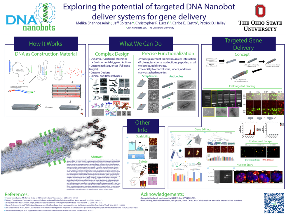 AACR – 2024 – Gene Delivery Poster | DNA Nanobots